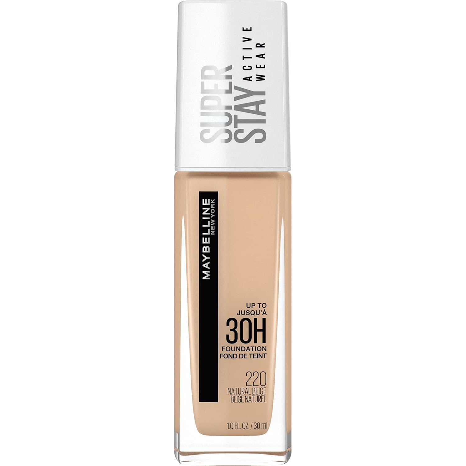 Maybelline Super Stay 220 Natural Beige Foundation 30ml - Bonjour Nepal